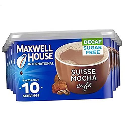 International Decaf Suisse Mocha Café Beverage Mix (4 oz Canisters, Pack of 8) 1