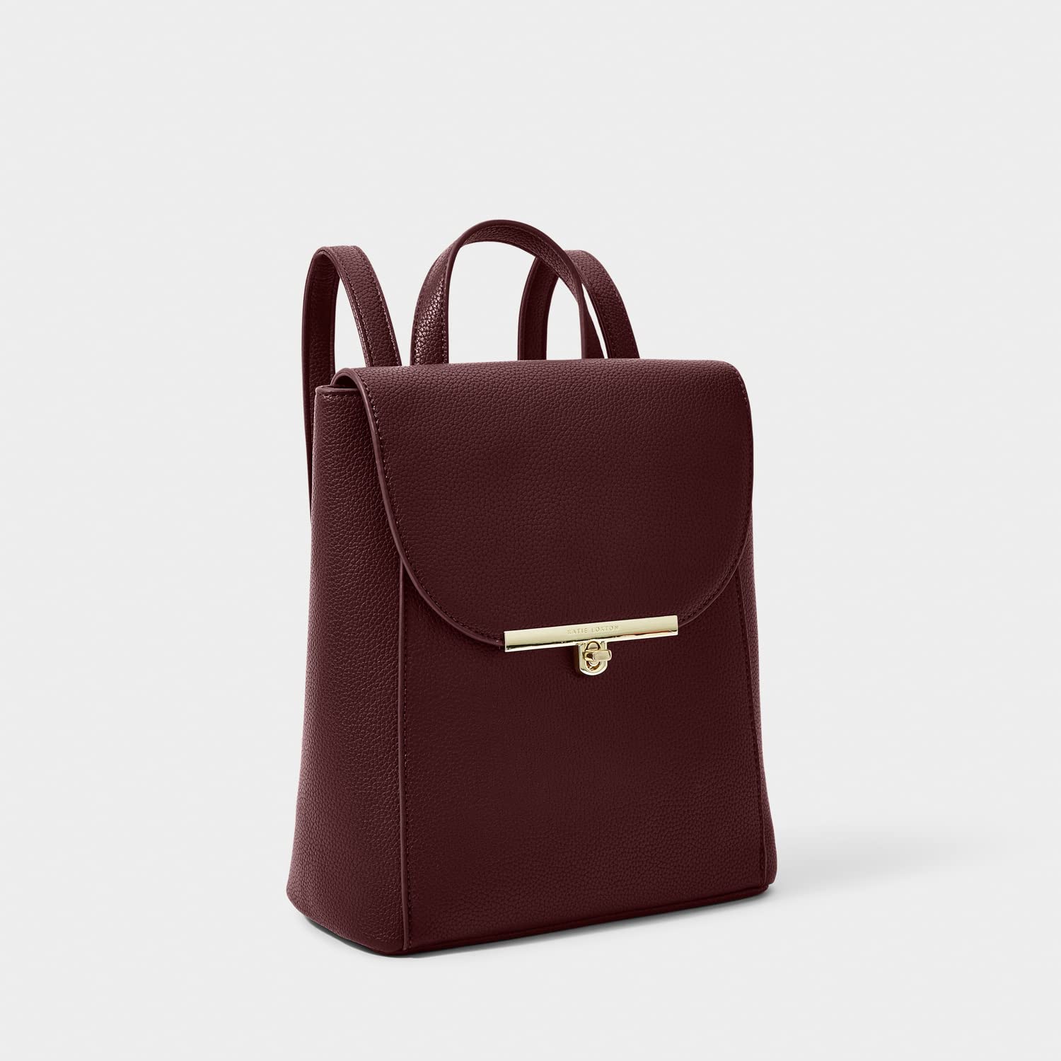 KATIE LOXTON Dani Womens Vegan Leather Convertible Strap Top Handle Handbag Purse Backpack Plum