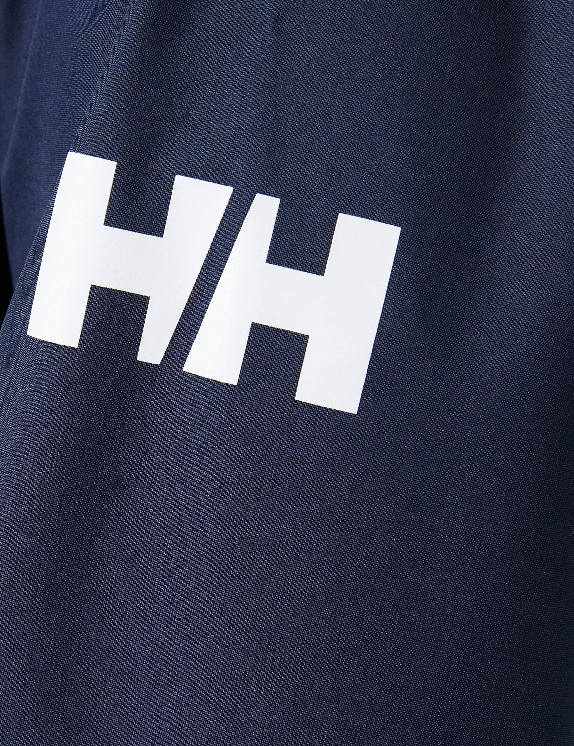 Helly Hansen Women's Crew Hooded Waterproof Windproof Breathable Rain Jacket, 598 Navy, Medium