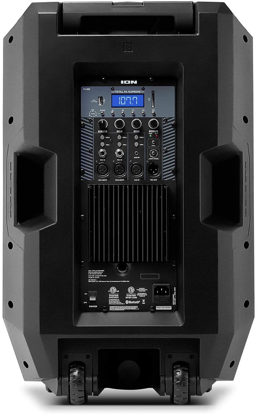 ION Total PA Supreme High-Power Bluetooth Sound System with Lights (Renewed)