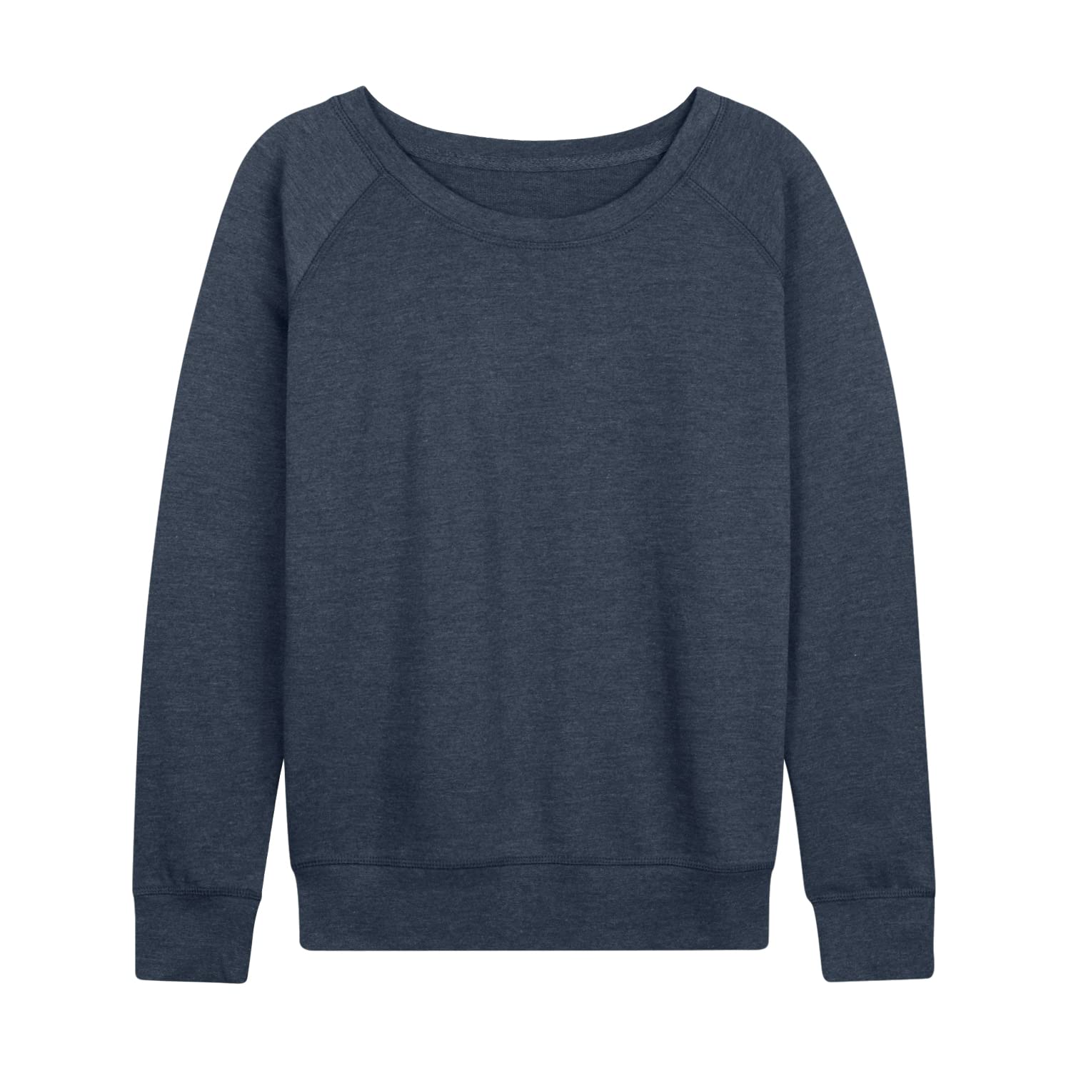 Instant Message - Women's Fashion French Terry Slouchy - Plus Sizes - Size 3X Heather Indigo