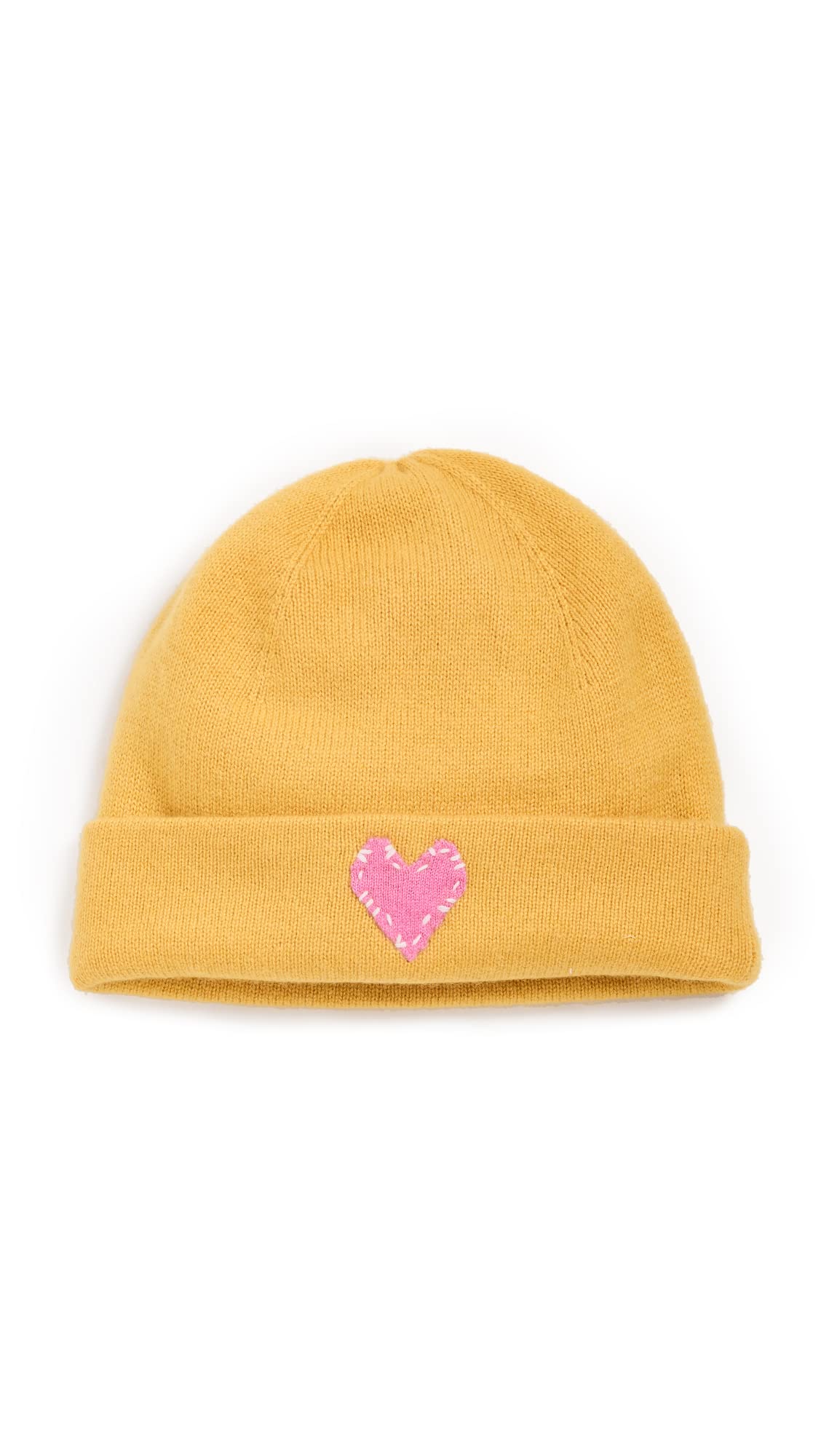 Kerri Rosenthal Women's Love Cashmere Beanie, Golden, One Size