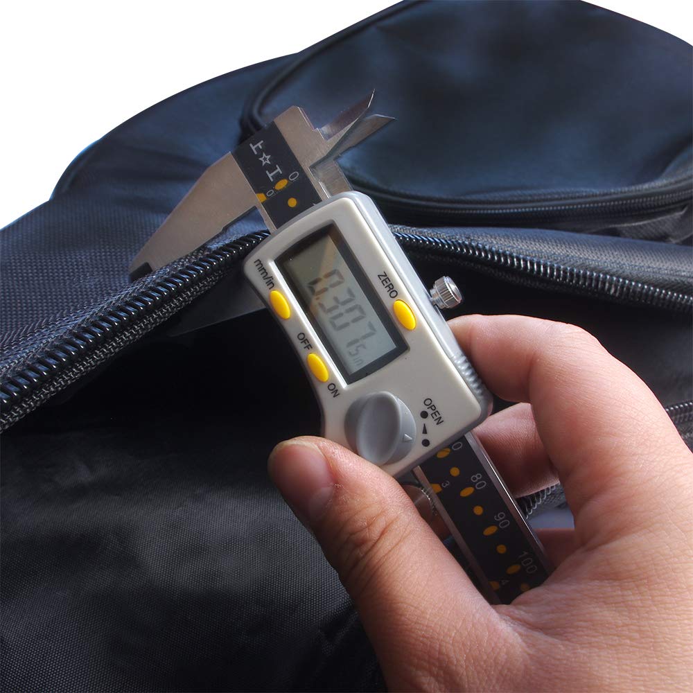 GLEAM Electric Guitar Bag - 0.35 Inch Sponge Padding Case Gig Bag Waterproof