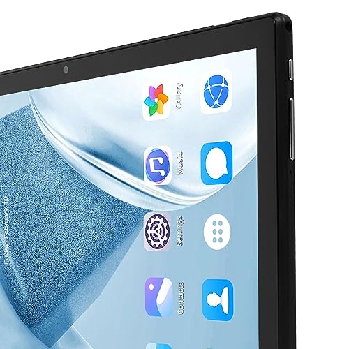 Haofy 10.1 Inch 2-in-1 Tablet, Portable Tablet with Stereo Dual Speaker 8GB RAM 256GB ROM 100‑240V, with Keyboard to Work (US Plug)
