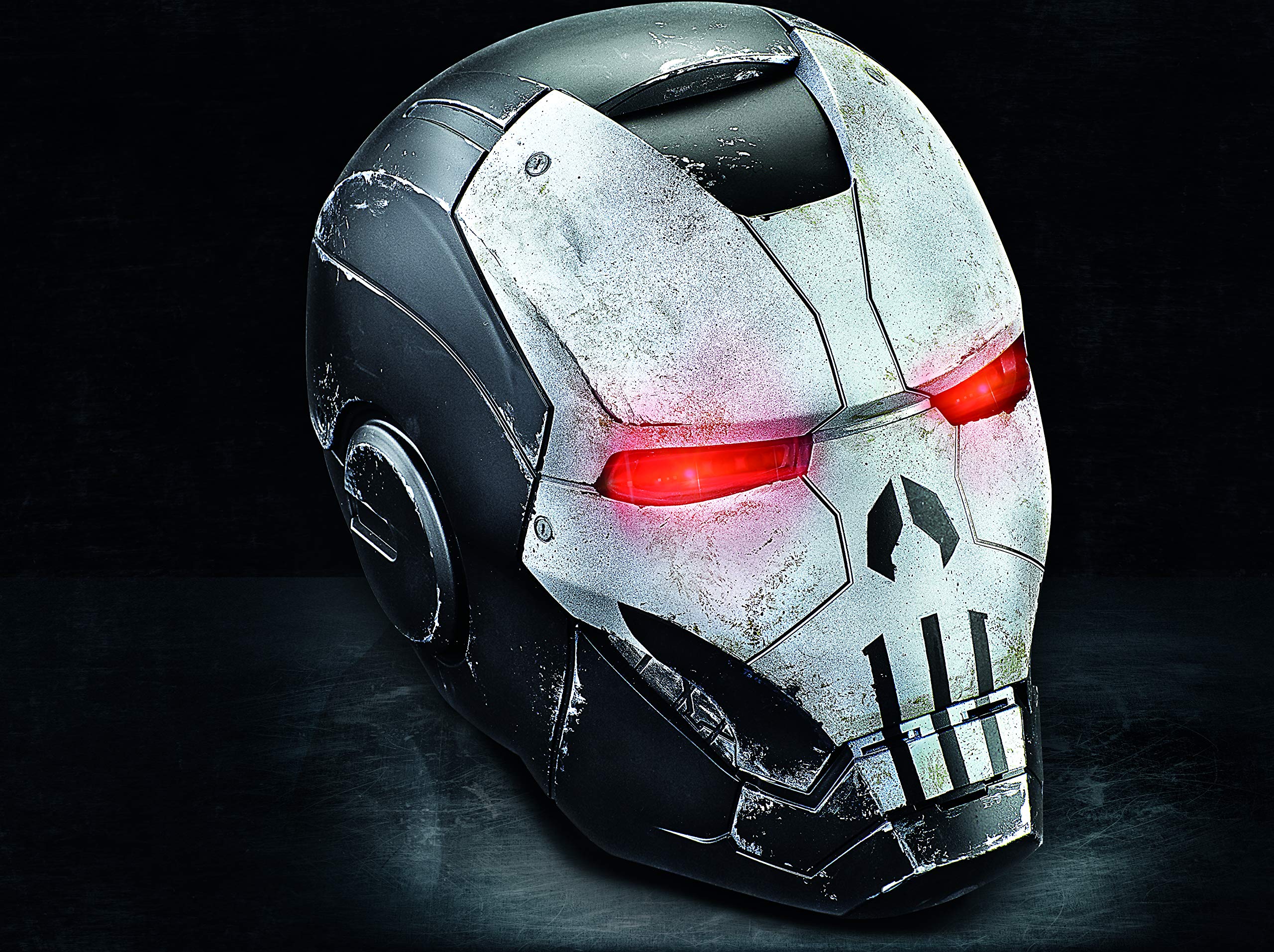 Hasbro Pulse Marvel Legends Gamerverse Series Standard Size LED Light Up Iron Man War Machine Inspired Electronic Helmet, The Punisher