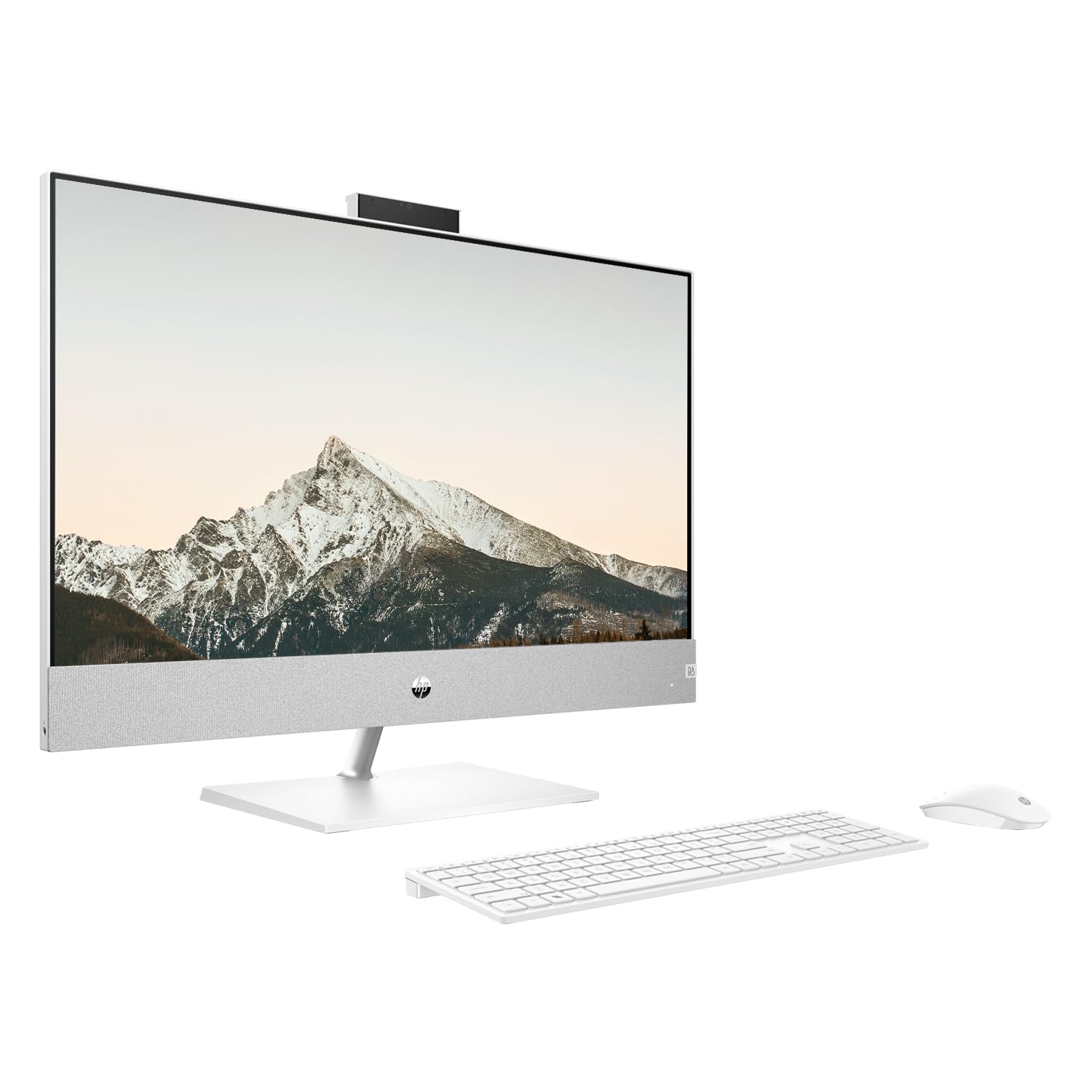 HP Pavilion 27" QHD All-in-One, Intel Core i7-13700T, NVIDIA GeForce RTX 3050, 64GB RAM, 1TB SSD, IR Camera, Wireless KB & Mouse, HDMI, RJ-45, Wi-Fi 6, Windows 11 Pro, Silver