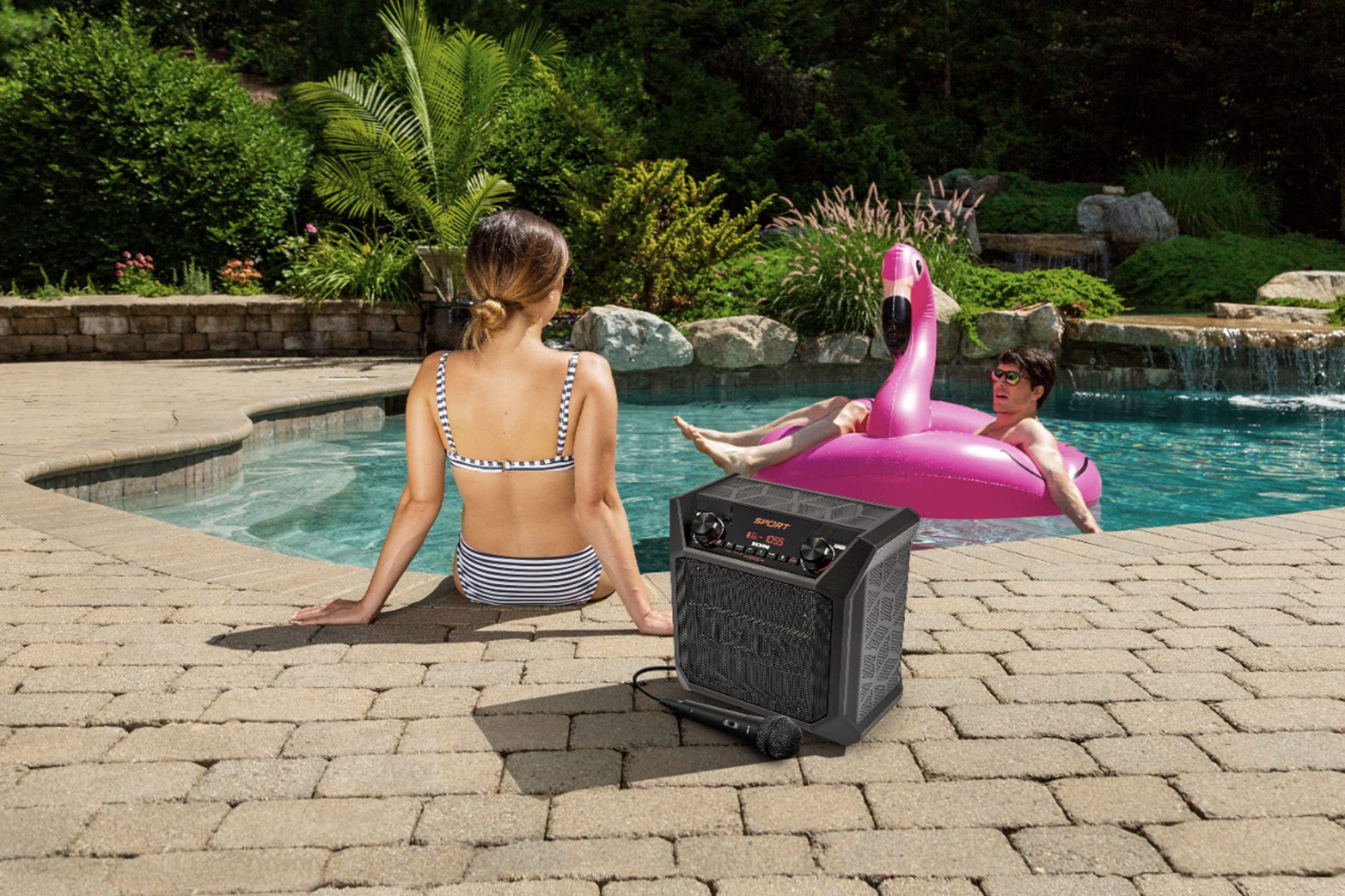 ION Audio Sport Mk2 Wireless All-Weather Bluetooth Tailgater Speaker with Microphone (2 Pack: Sport MK2) (Renewed)