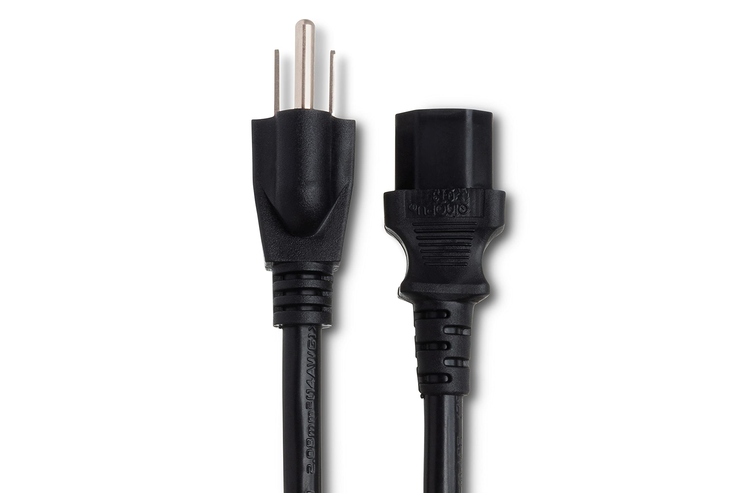 Hosa PWC-408 IEC C13 to NEMA 5-15P Power Cord, 8 Feet