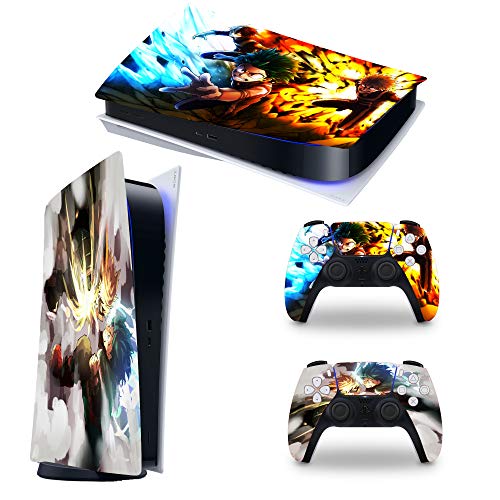 Hero school PS5 Standard Edition Whole Body Vinyl Skin Sticker Decal Cover for PlayStation 5 System Console and Controllers