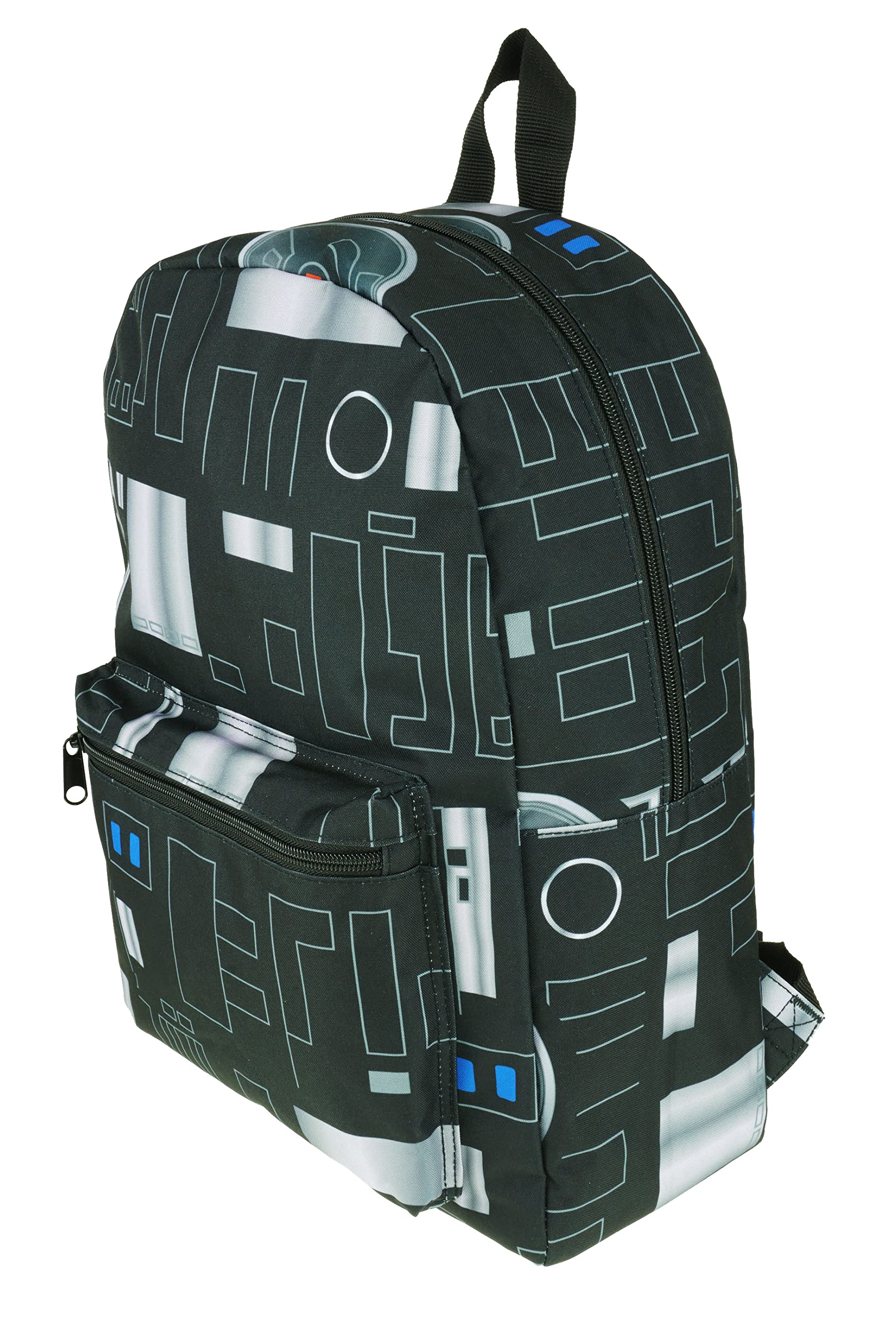 KBNL Star Wars - The Last Jedi - First Order BB-9E Backpack Deluxe All Over Print Backpack - 64959, Black