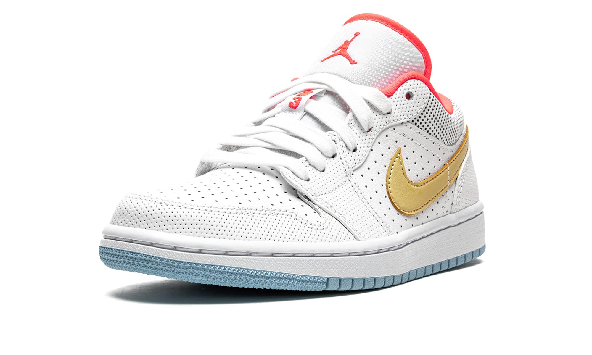 Jordan Womens WMNS Air 1 Low SE DC9509 100 White/Sesame/Flash Crimson - Size 11W