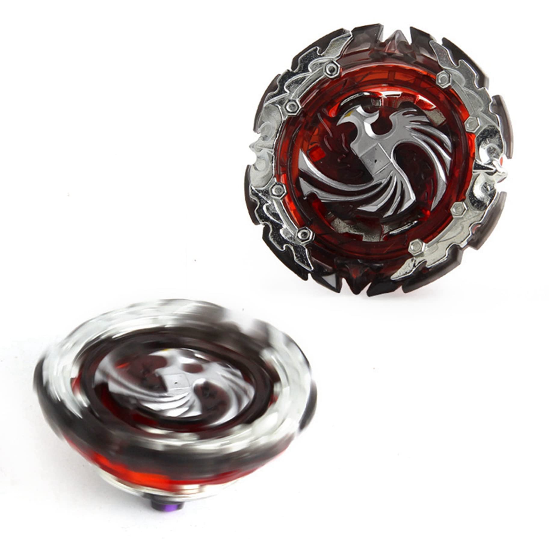 mopogool Battling Tops Burst Booster Gyro Starter B-131 Cho-Z Dread / Dead Phoenix .0.at with Bey Burst Battle Sparking Launcher LR Right/Left Turning and Launcher Grip Spinning Top Toy (B-131)