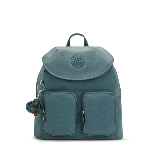 Kipling Women's Fiona Medium Backpack, Adjustable Backpack Straps, Flap Closure, Top Carry Handle, Backpack