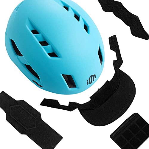 ILM Adult Bike Helmet Commuter Bicycle Cycling MTB Helmets with Adjustable Regulator for Unisex Adults (Blue, L/XL)