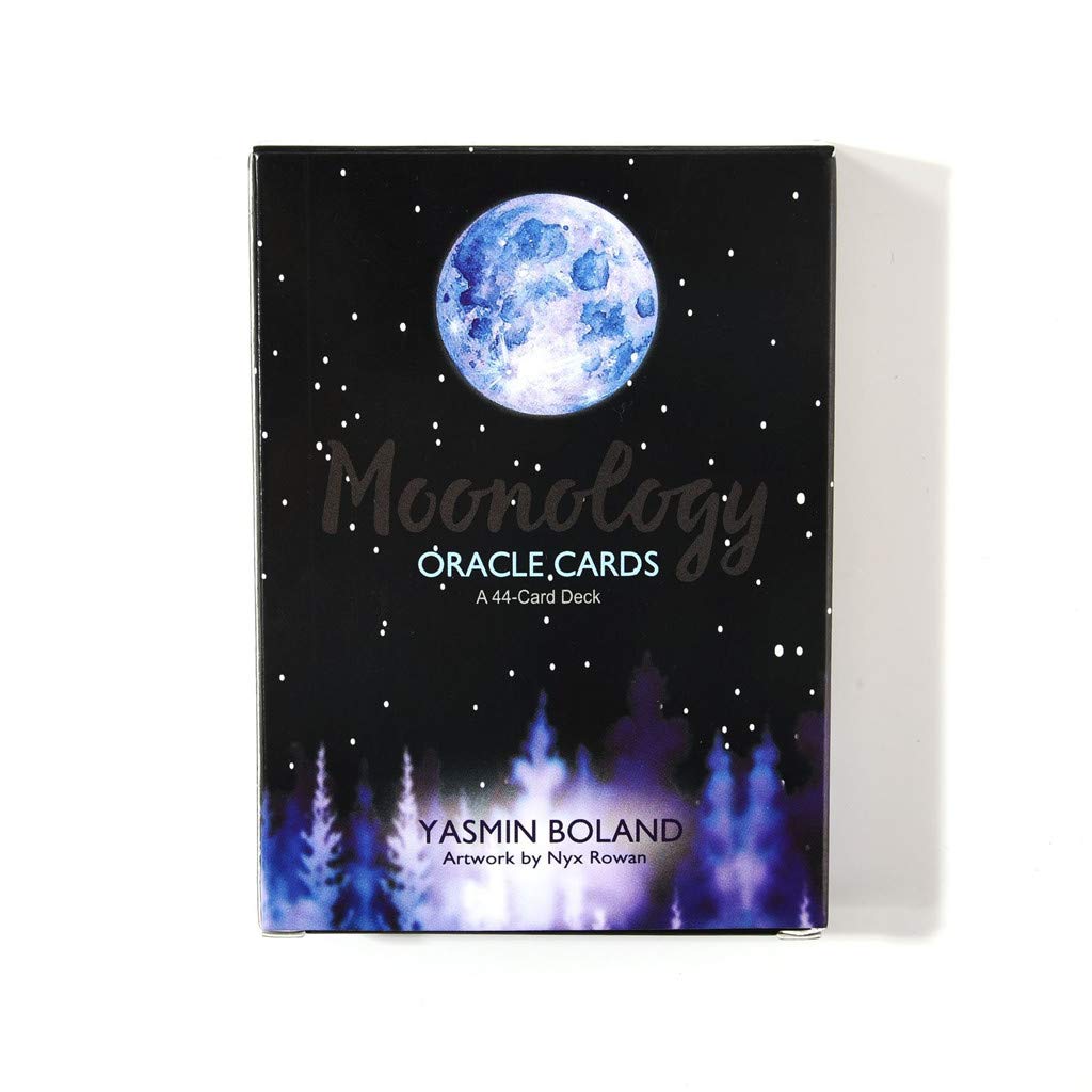 Huluda Moonology Oracle 44 Cards Deck and Guidebook English Guidance Divination Fate