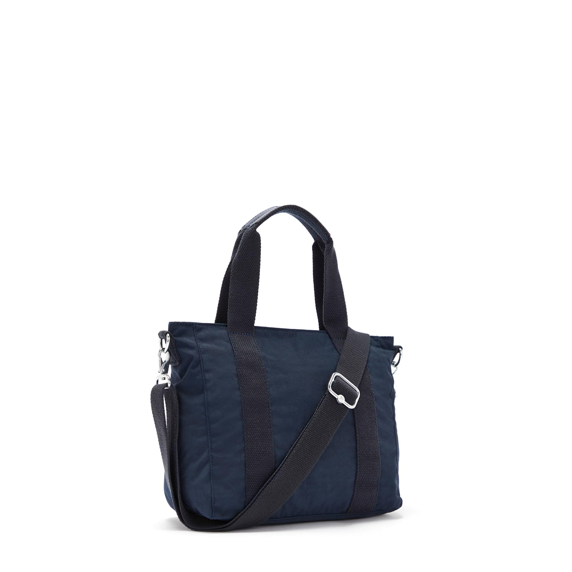 Kipling Women's Asseni Mini Tote Bag, Compact Lightweight Everyday Purse, Nylon Shoulder Bag