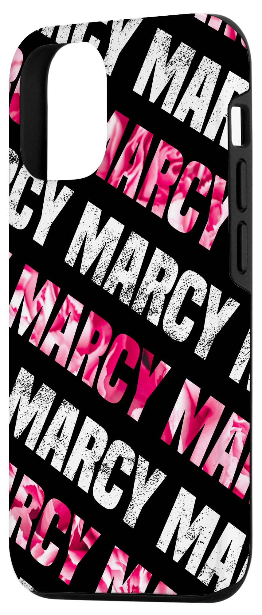 iPhone 12/12 Pro Custom Marcy Phone Cover Pink White Black Personalized Case