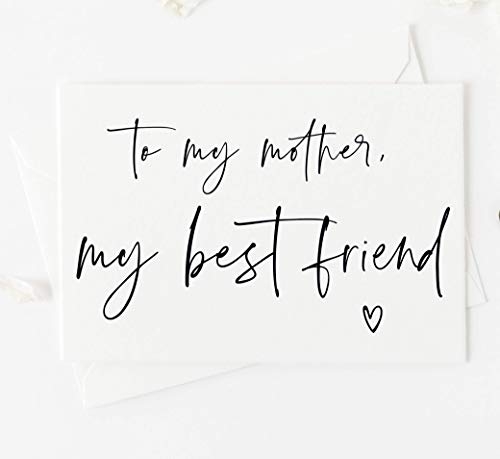 Mother of the Bride Card, To My Mother My Best Friend, Wedding Day Gift For Mother of the Groom