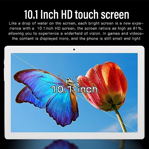 Honio Business Tablet, 4G LTE 10.1 Inch Tablet 1920x1200 US Plug 100‑240V 2 in 1 (#1)