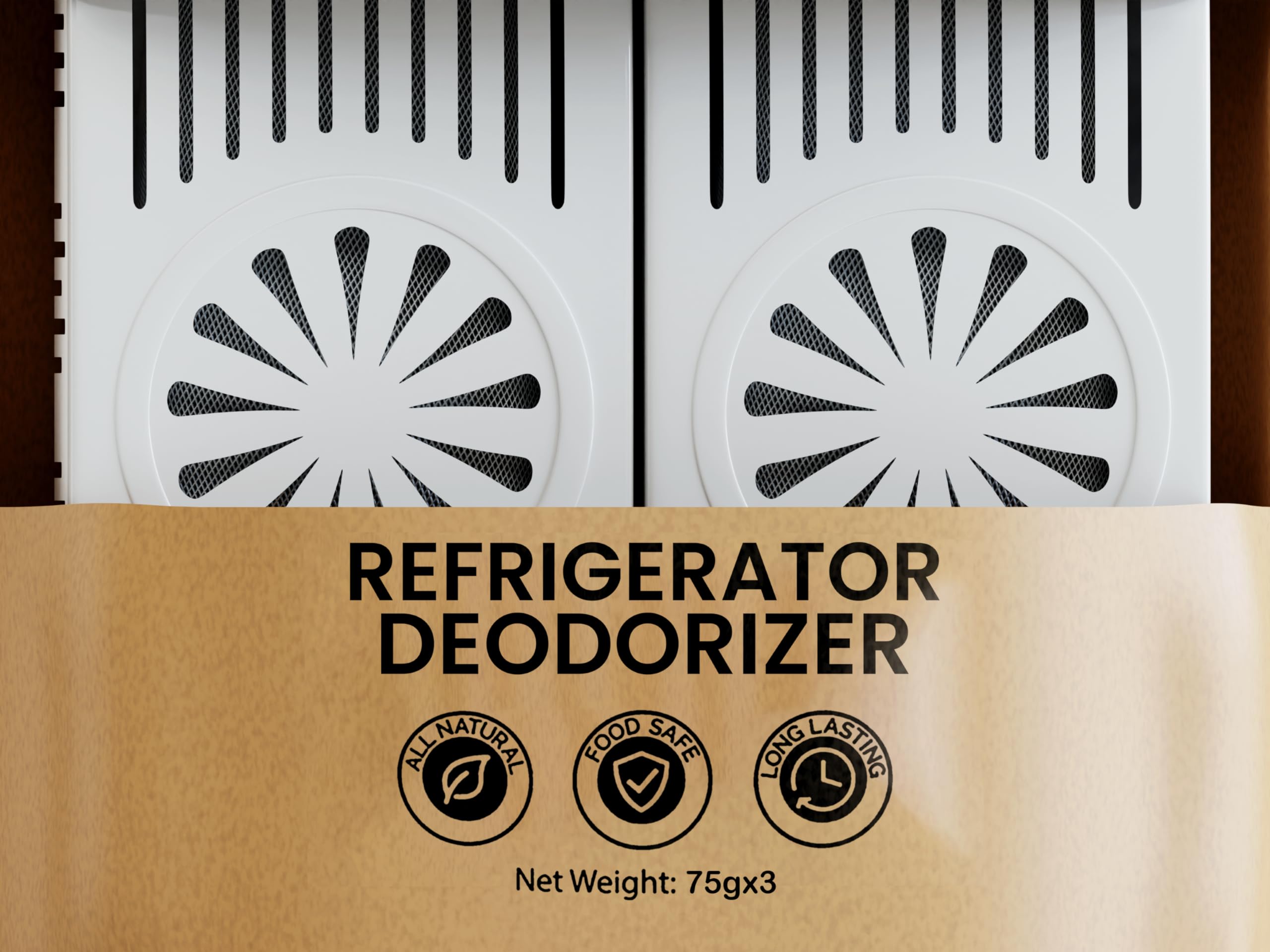 Kiwi Wellness Refrigerator Deodorizer and Odor Absorber, Eliminates Odors in Refrigerators & Freezers. Keeps your Produce Fresh (3 PACK).