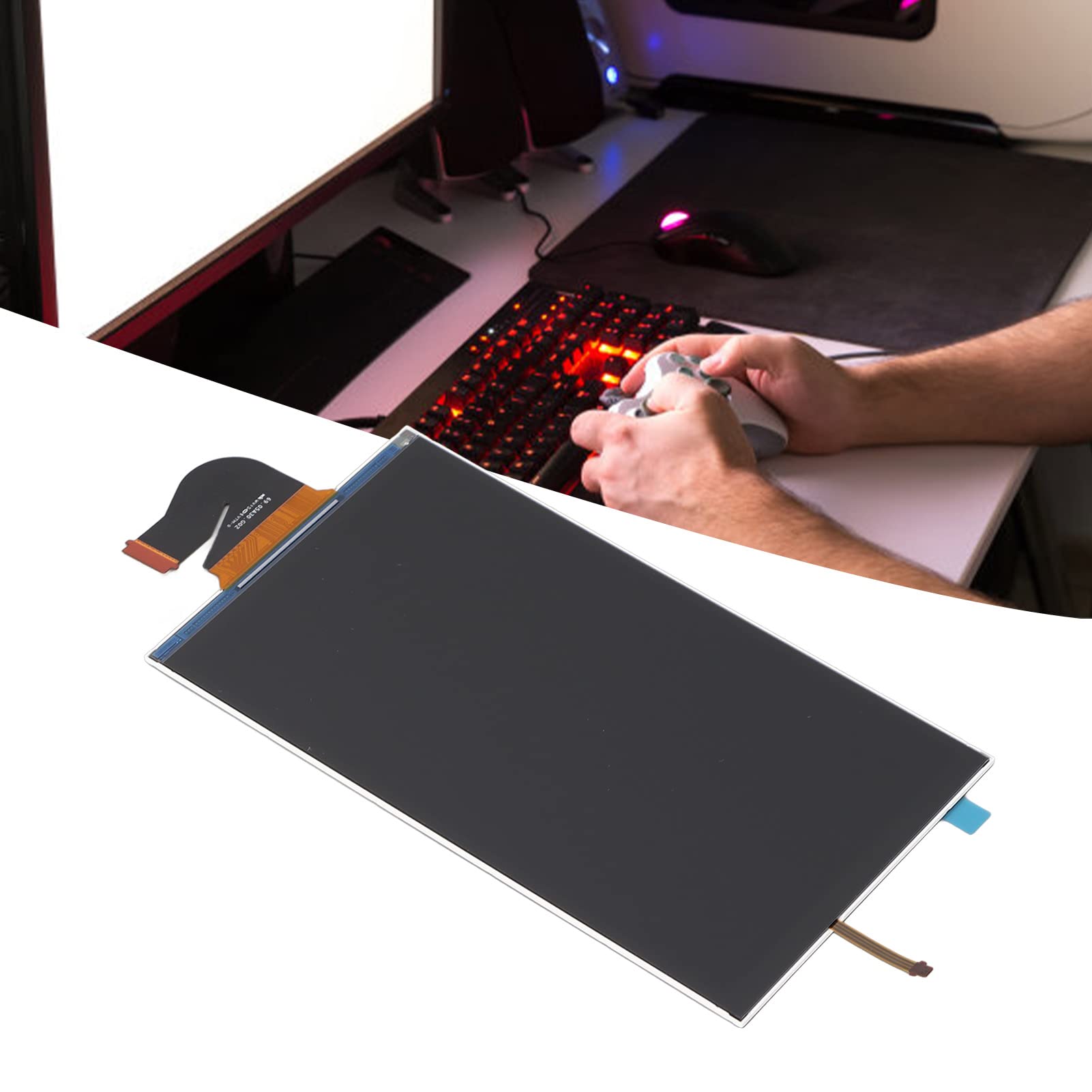 LCD Display, HD Replacement LCD Display for Game Console