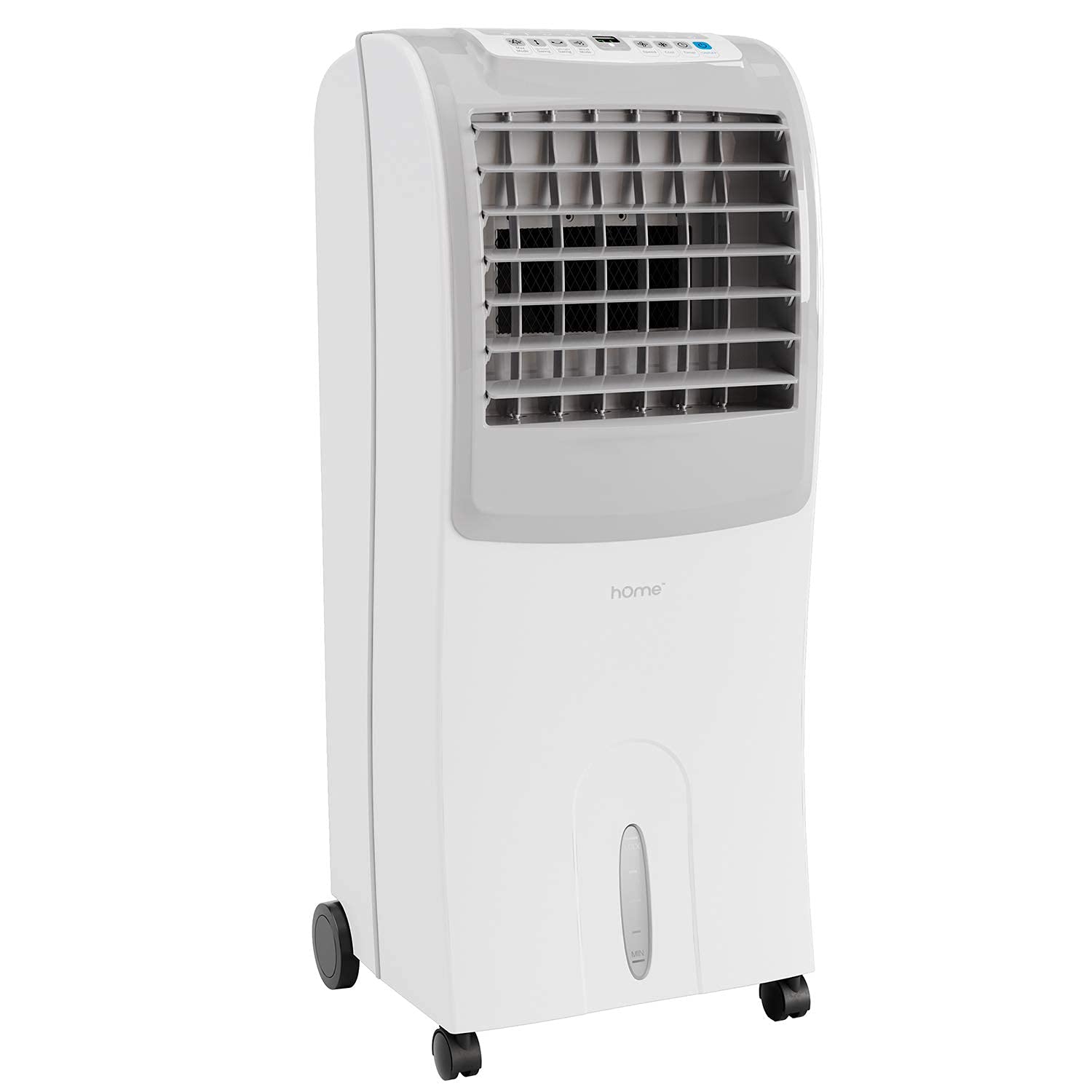 hOmeLabs Evaporative Cooler - Cooling Fan with 3 Wind Modes, 3 Speeds, Timer, Humidifier and Auto Shut Off Function - with 10 Liter Ice Water Tank Capacity - Cools Room up to 200 Square Feet
