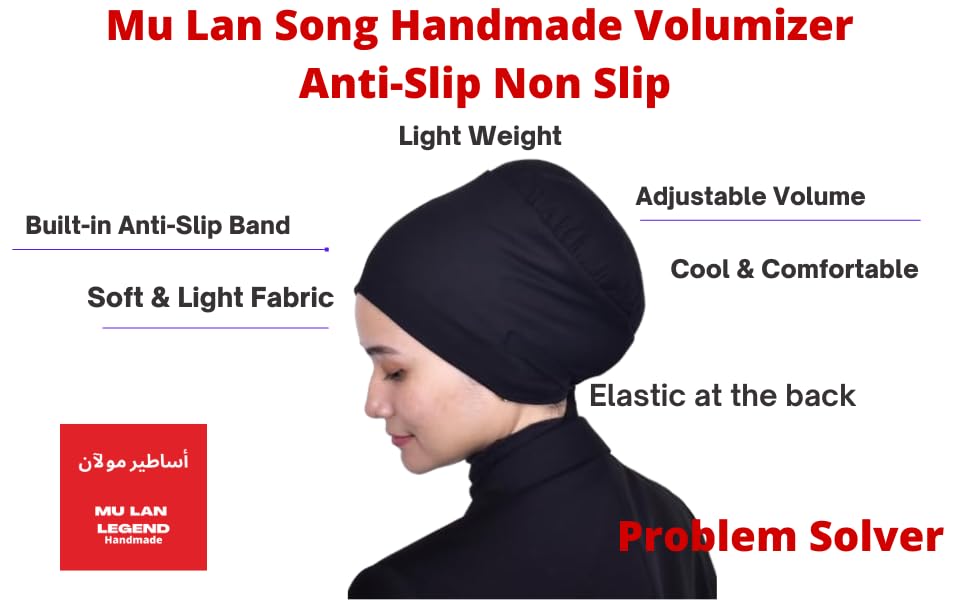 Mu Lan Song Shaper | Anti-Slip Non-Slip Volumizer | Turban Base | Hijab Bun | Practical Comfortable
