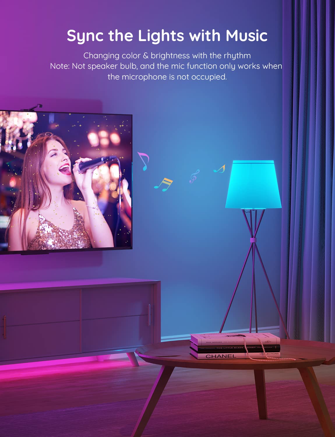 Govee Smart Plug, WiFi Bluetooth Outlets 4 Pack Bundle Smart Light Bulbs, WiFi Bluetooth Color Changing Light Bulbs Work with Alexa and Google Assistant