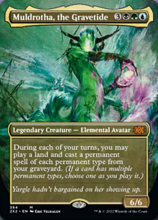 Magic: the Gathering - Muldrotha, The Gravetide (384) - Borderless - Double Masters 2022