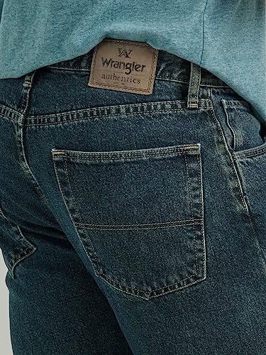 Wrangler Authentics Men's Classic Straight Fit Jean, Antique Dark, 31W X 32L