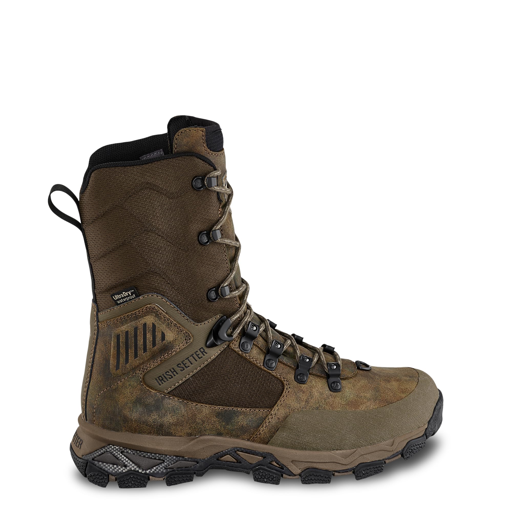 Irish Setter, Pinnacle, Women’s, 10", Waterproof, Insulated 800g, Hunting Boot, Earth Field Camo, 8 D (Wide)