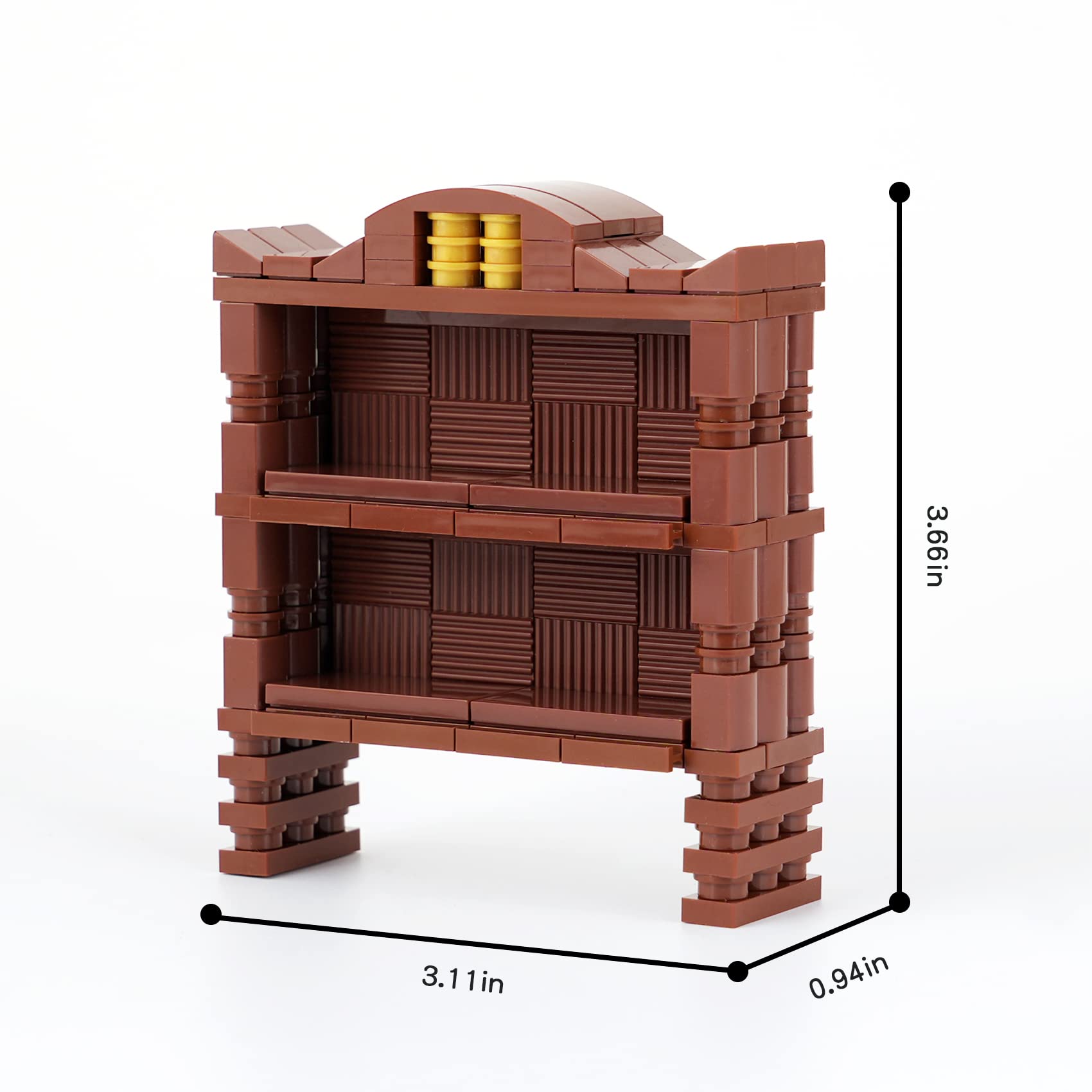 MOOXI-MOC 229Pcs Magic Office Set,Creative Building Blocks Toy Kit,Suitable for MOC Magic Scene Building Toys for Boys Girls