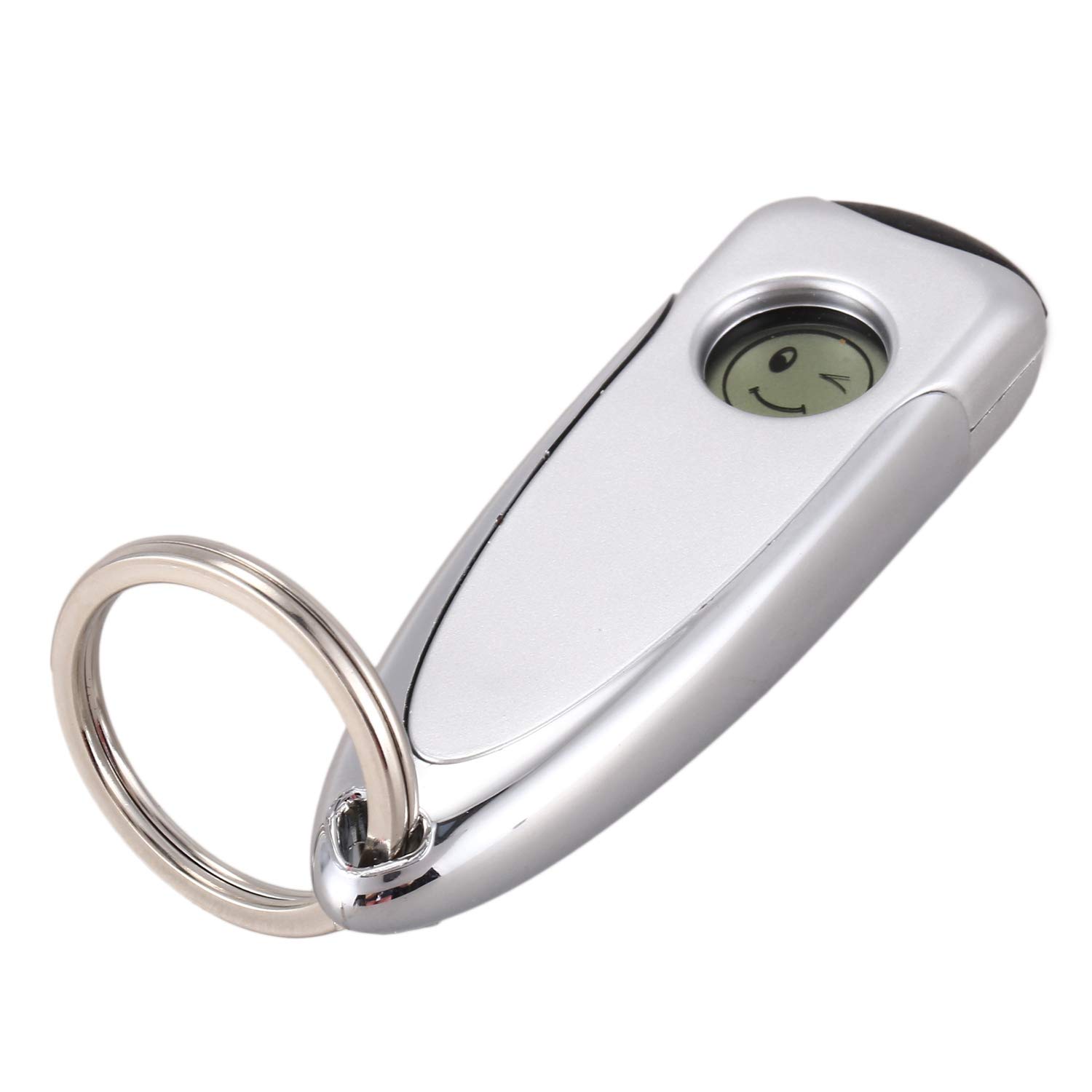 OWLEEN Silver Tone LCD Anti-Static Static Discharger with Metal Keyring