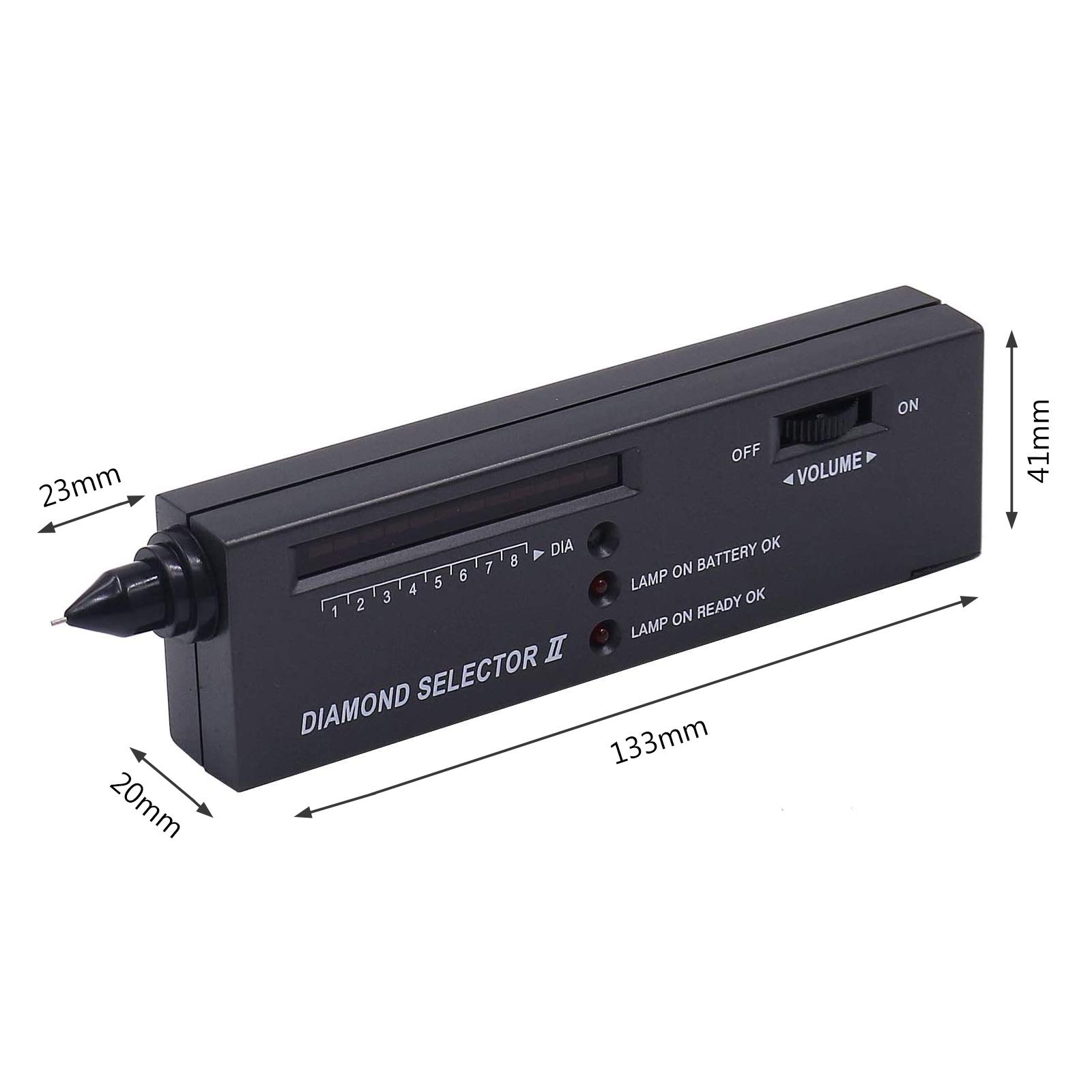 HMKIS Diamond Tester, Jewelry Diamond Tester, Thermal Conductivity Meter, Can't Test Metal,Must be Operated with Both Hands
