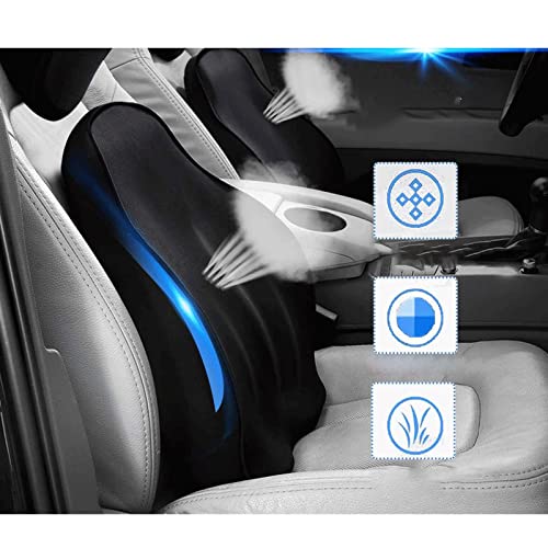 KIFRAL Neck Pillow Car Seat Cushion Car Pillow Lumbar Support Lumbar Cushion Suitable for Car Office Seat Pillow Memory Foam Lumbar Pillow