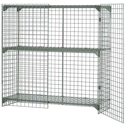 Global Industrial Wire Mesh Security Cage, 48 x 24 x 48