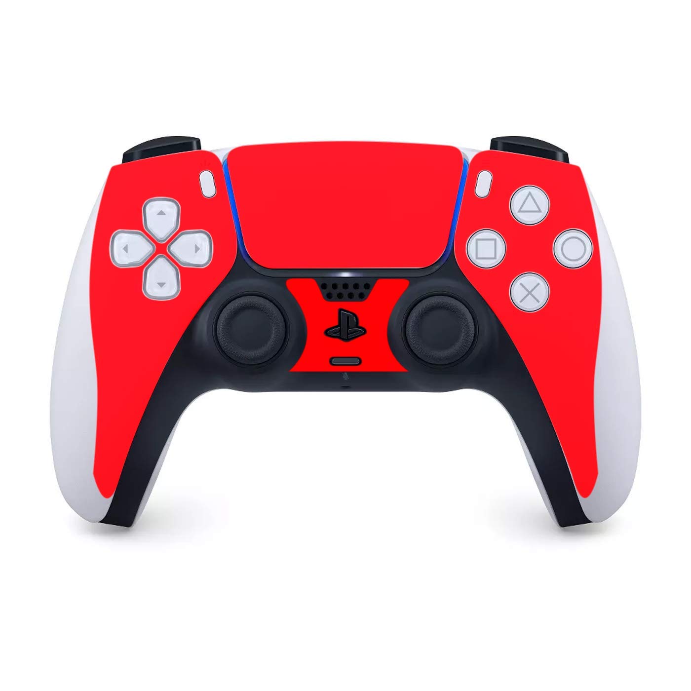 ITS A Skin Skins Compatible with Sony Playstation 5 Console Disc Edition - Protective Decal Overlay Stickers wrap Cover - Solid Red Color