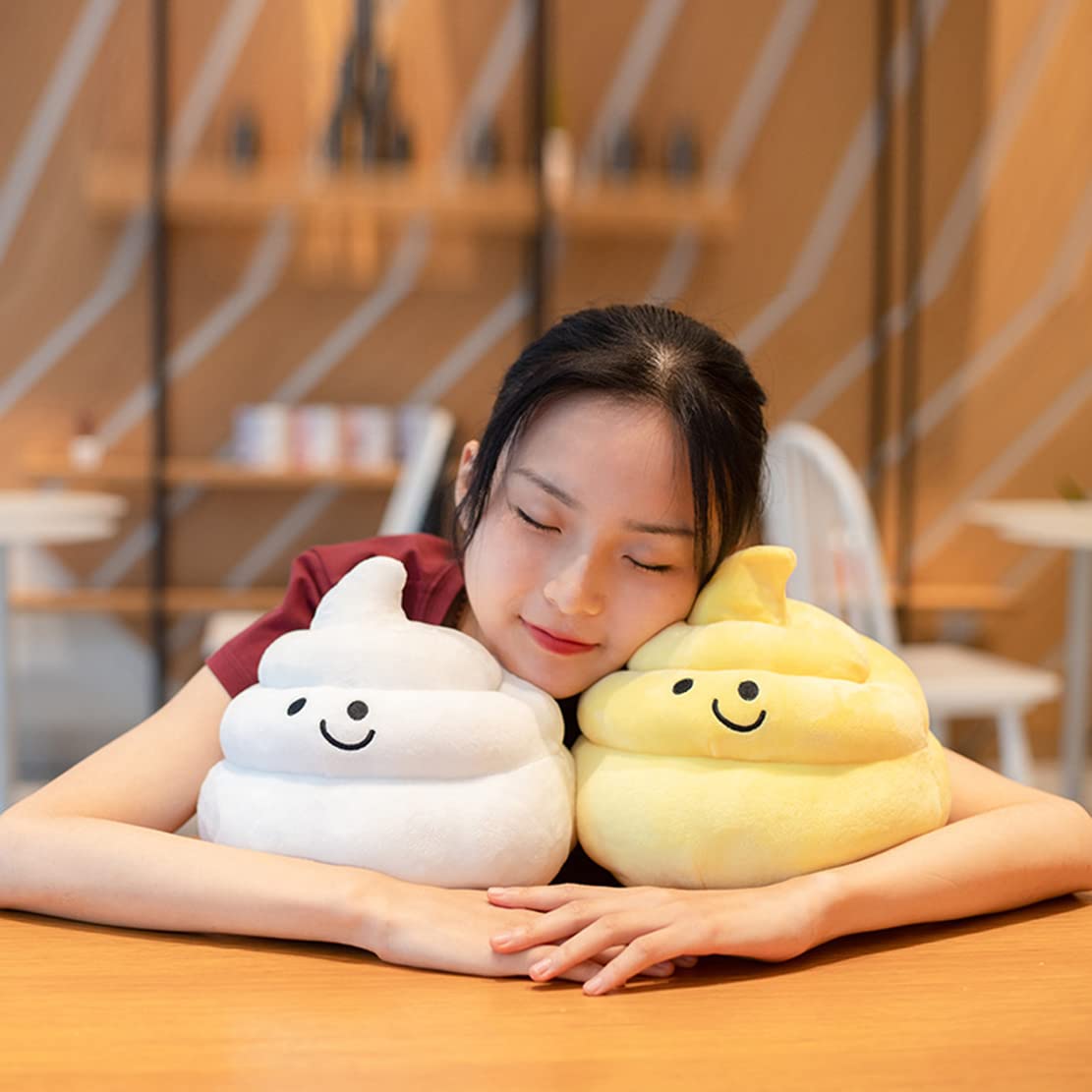 Maxpetus Lovely Plush Simulation Poop, Spoof Gifts, 3D Funny Decoration Pillow (10in, Brown)