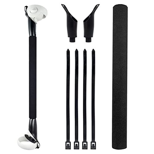 Long Stick Handle Bracket and Five Piece Set VR Face Interface Support for Quest 2