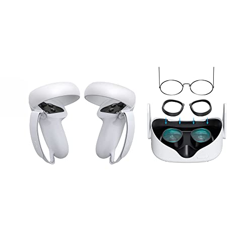 KIWI design Silicone Grip Cover and Lens Protector Accessories, Compatible with Quest 2