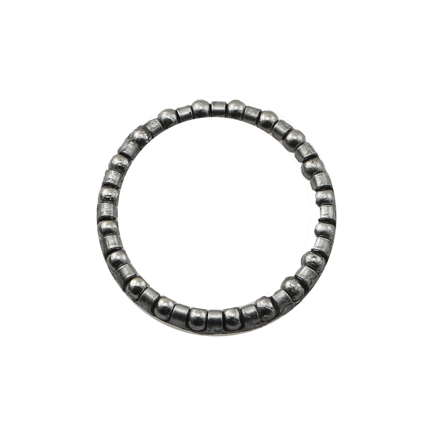 JCBIZ 1set 34mm Threadless Stem Tapered Sealed BMX Bearing Nuts Heavy Duty Headset Top Cap Bearings for Mountain MTB Bike