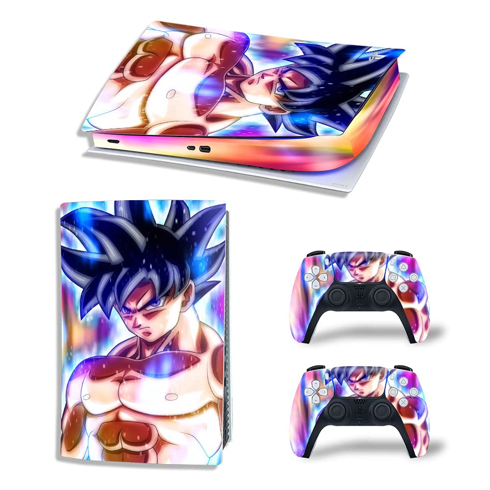 InnaGeek - Protective Skin Sticker Vinyl For PS5 Digital Edition ultra instinct goku