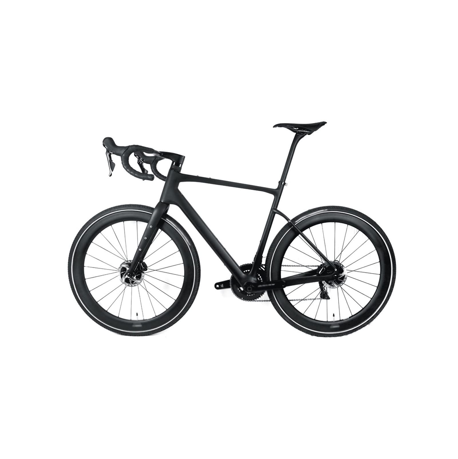 KOWMzxc Bikes for Men Road Bike with Carbon Fiber Lightweight Disc Brakes