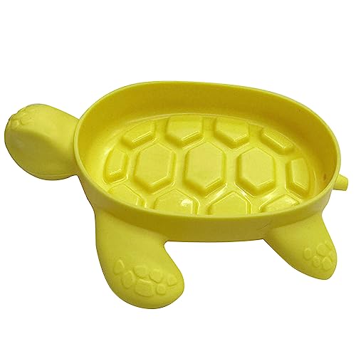 jerss Shape Box Drain Bathroom Dish Simple Holder Restroom Cartoon Sewer Drain Tray for Shaped Box Holder Dishes (Yellow)