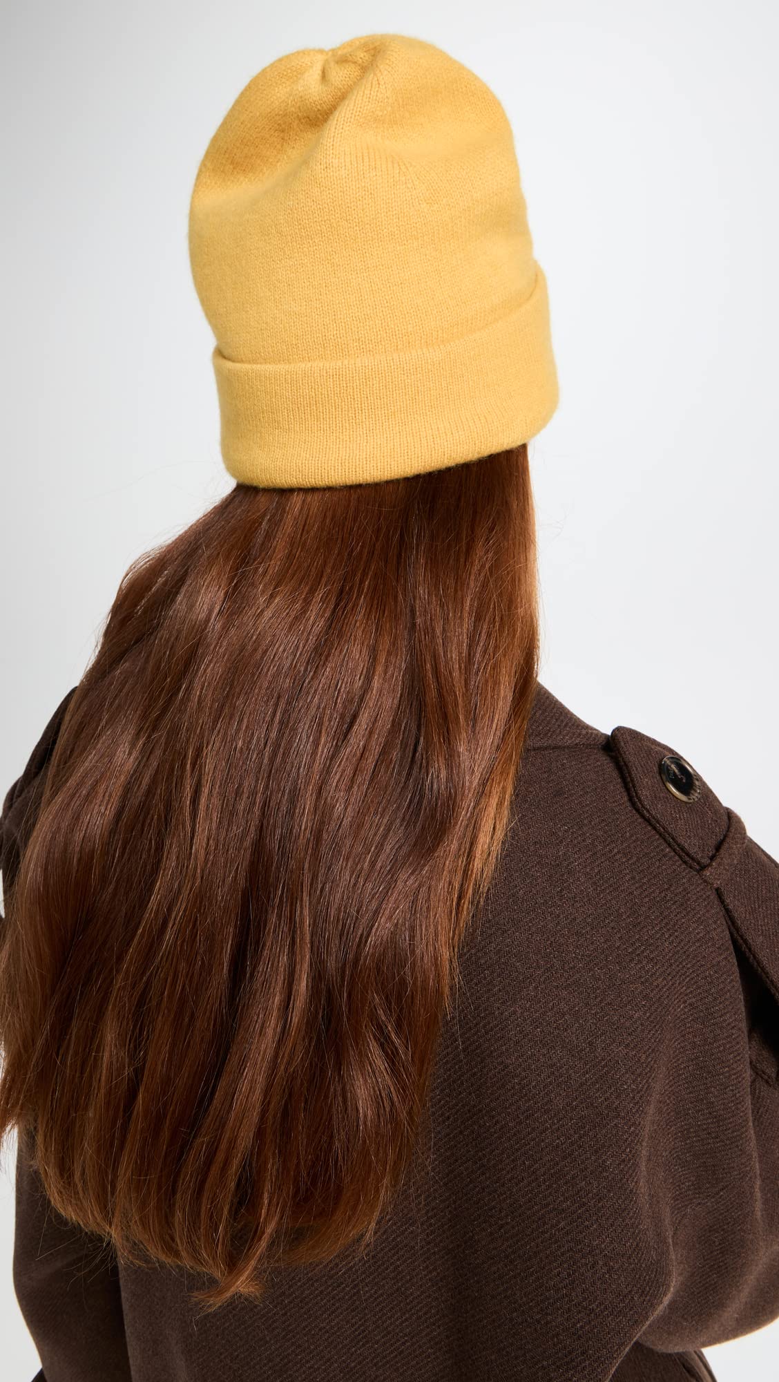 Kerri Rosenthal Women's Love Cashmere Beanie, Golden, One Size