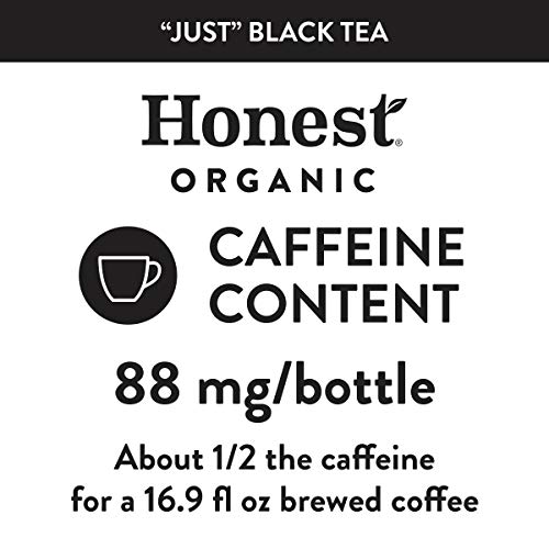 Honest tea Organic Fair Trade Just Black Tea, 16.9 Fl Oz (Pack of 12)