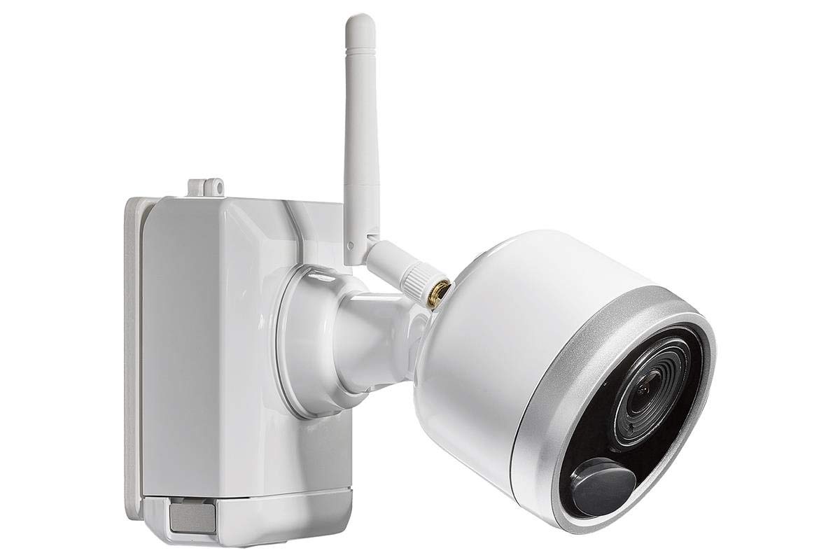 Lorex LWB4801 Indoor/Outdoor Wire-Free Security Camera for Battery Powered, Audio Security Bullet Camera,1080p HD, 65ft IR Night Vision,2-Way Talk, Works with LHB926, LHB927, LHWF1000, White (M.Refurb