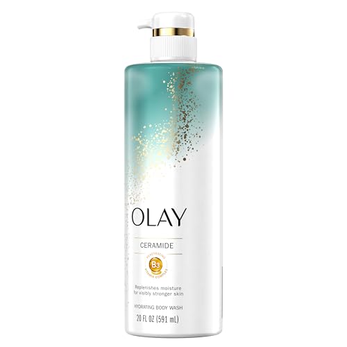 Olay Cleansing & Strengthening Women's Body Wash with Ceramide and Vitamin B3 Complex 20 fl oz (Pack of 4)