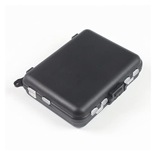 KRAFO 12X10X3cm 11 Grid Fishing Gear Hook Small Accessories Box Fishing Tool Storage Double-Sided Plastic Box BMX Parts