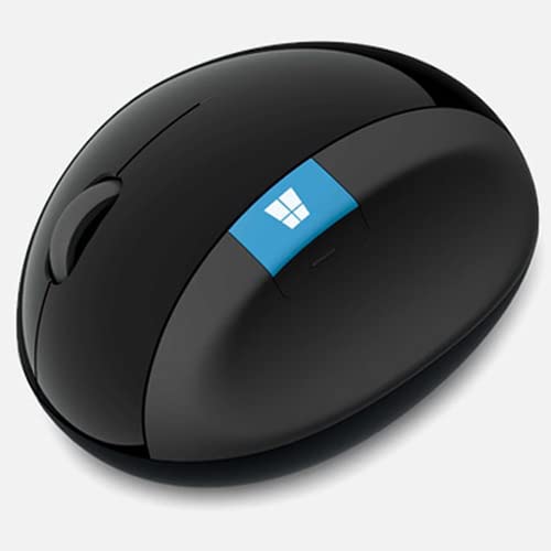 Microsoft Sculpt Ergonomic Wireless Desktop Keyboard and Mouse, Black (L5V-00001) Bundle with Deco Gear Large Extended Pro Gaming Mouse Pad Water Resistant Non-Slip